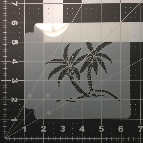 Cocktails and Coconuts With Palm Tree Stencil Beach Stencil - Etsy