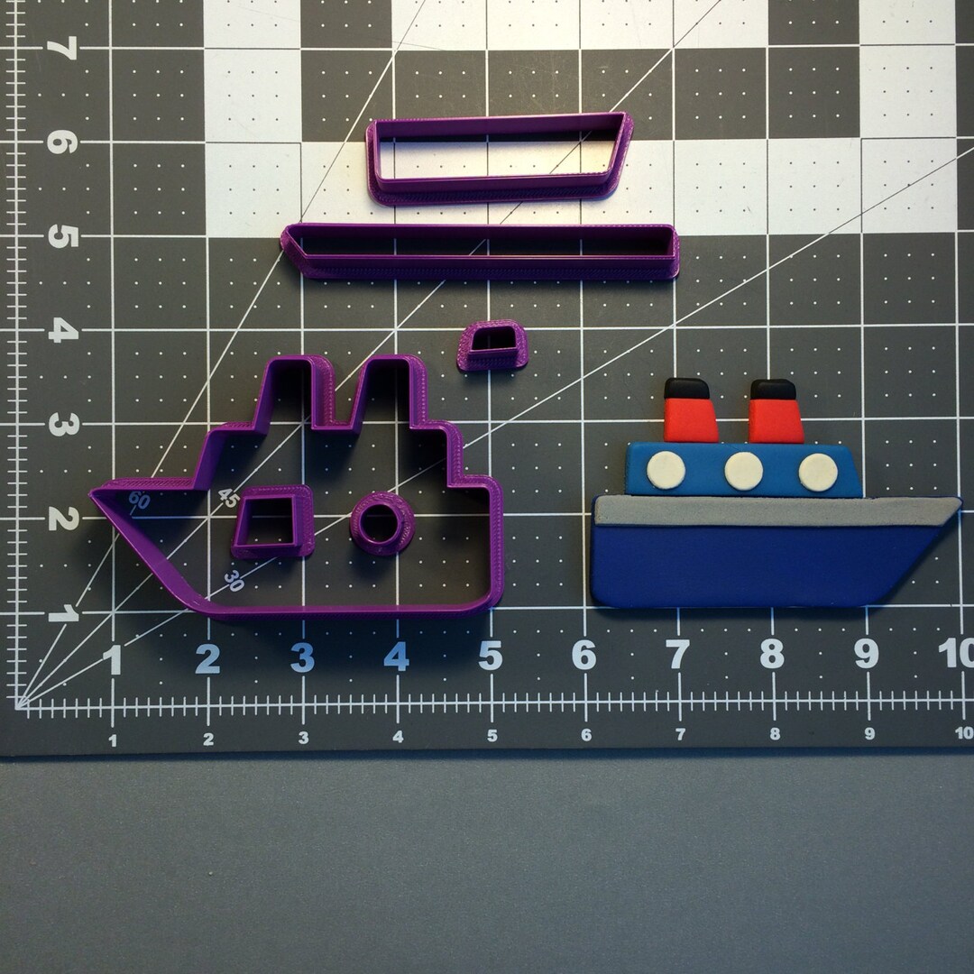 Boat 102 Cookie Cutter Set - Etsy