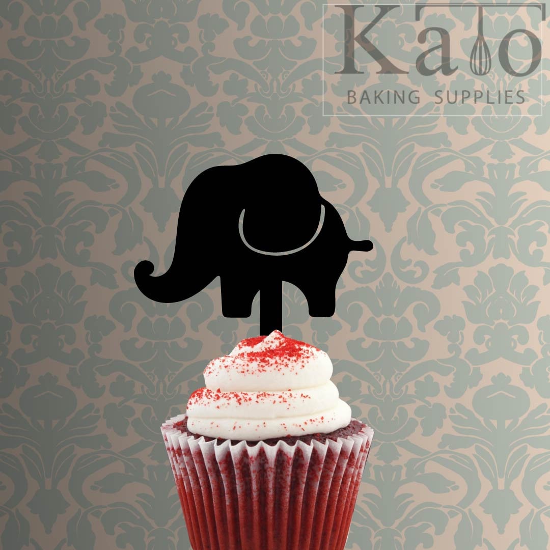Elephant 228-203 Cupcake Topper - Etsy