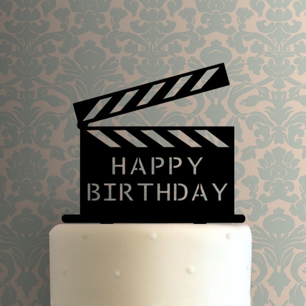 Board Happy Birthday Cake Topper - Etsy