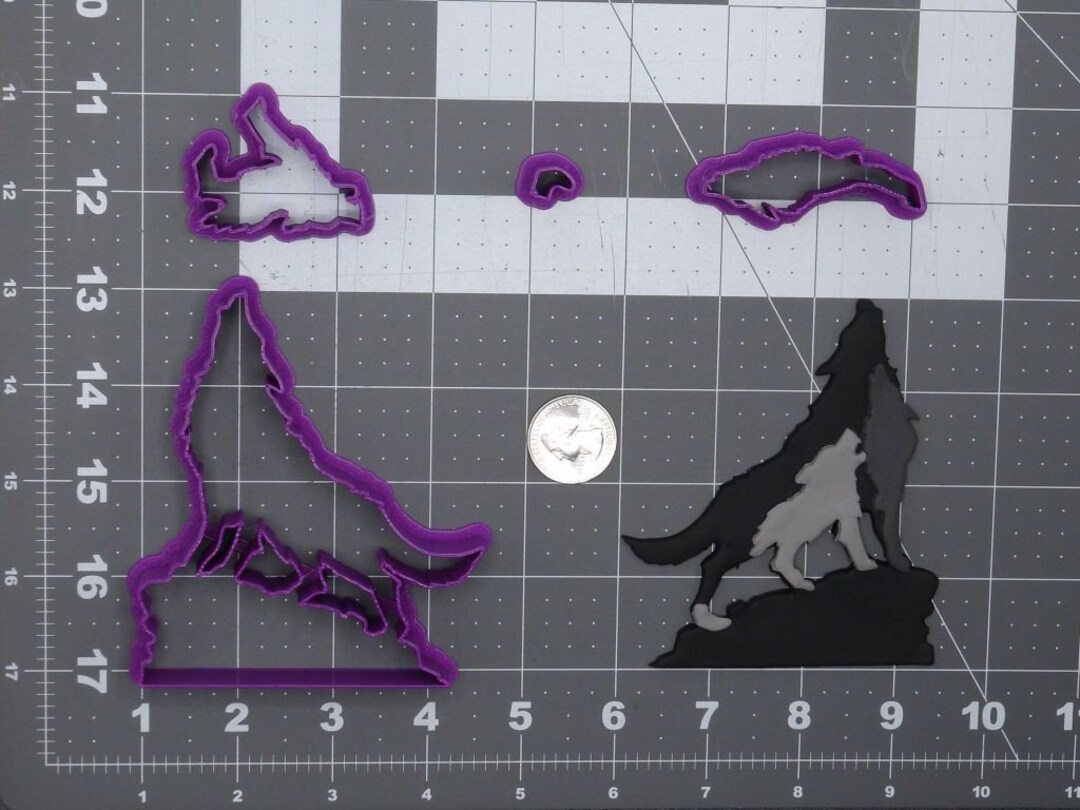 Wolf Pack Howling 266-E192 Cookie Cutter Set - Etsy