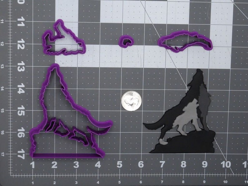 Wolf Pack Howling 266-E192 Cookie Cutter Set - Etsy