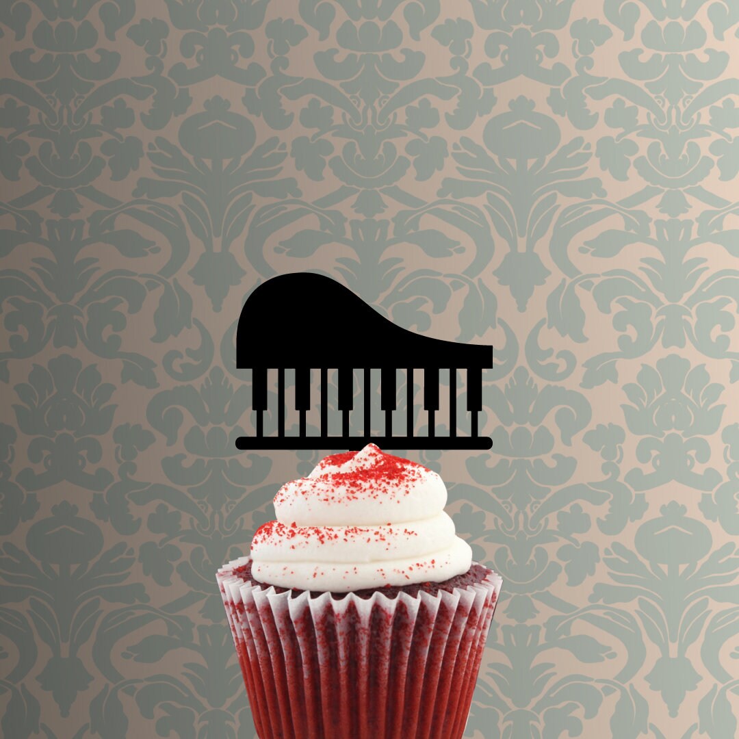 Piano Keys 228-665 Cupcake Topper - Etsy