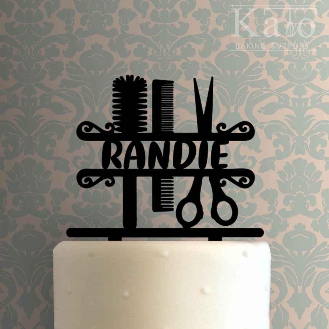 Custom Hairstylist 225-640 Cake Topper - Etsy