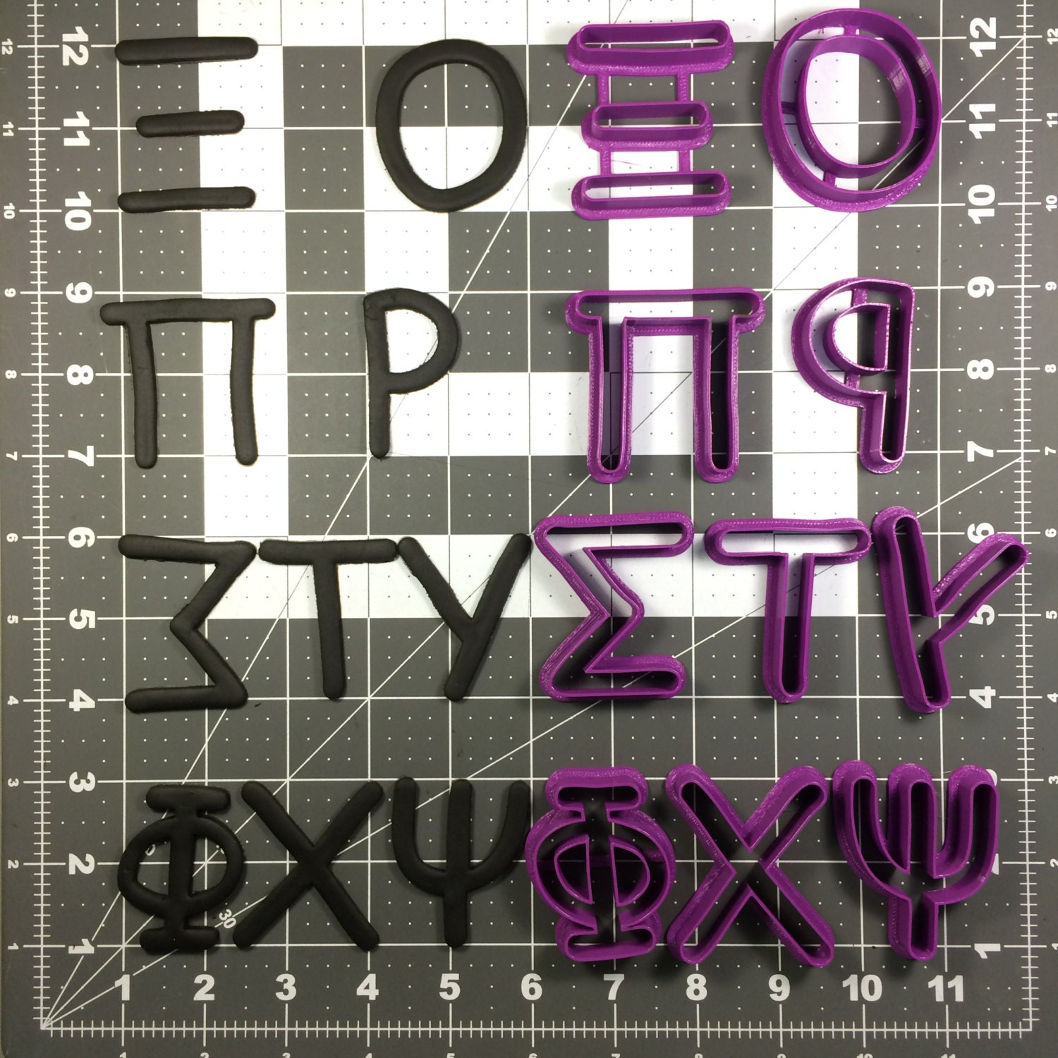 Greek Comic Sans Font Uppercase Cookie Cutters - Etsy