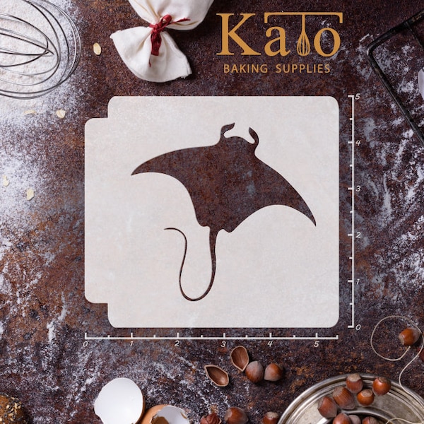 Manta Ray Stencil - Etsy