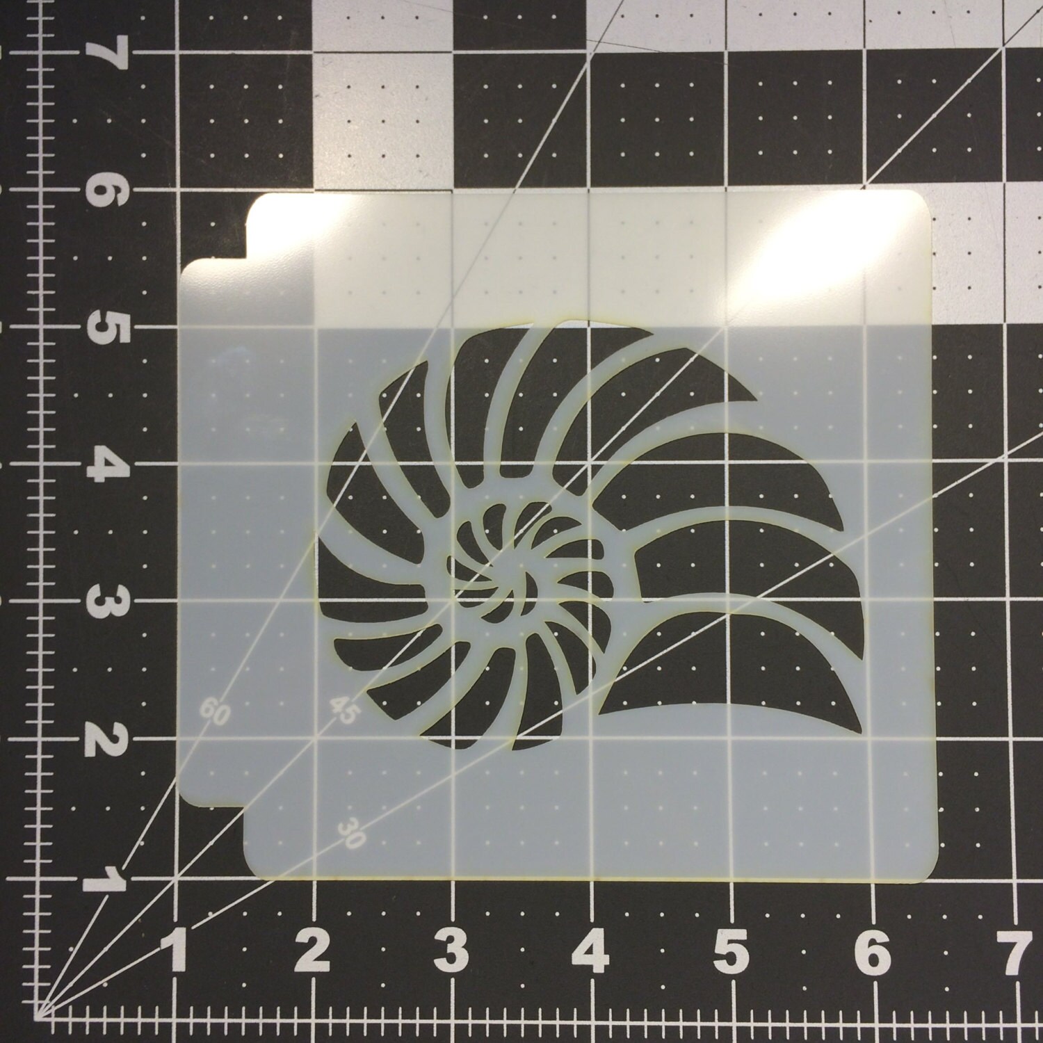 Seashell 101 Stencil - Etsy