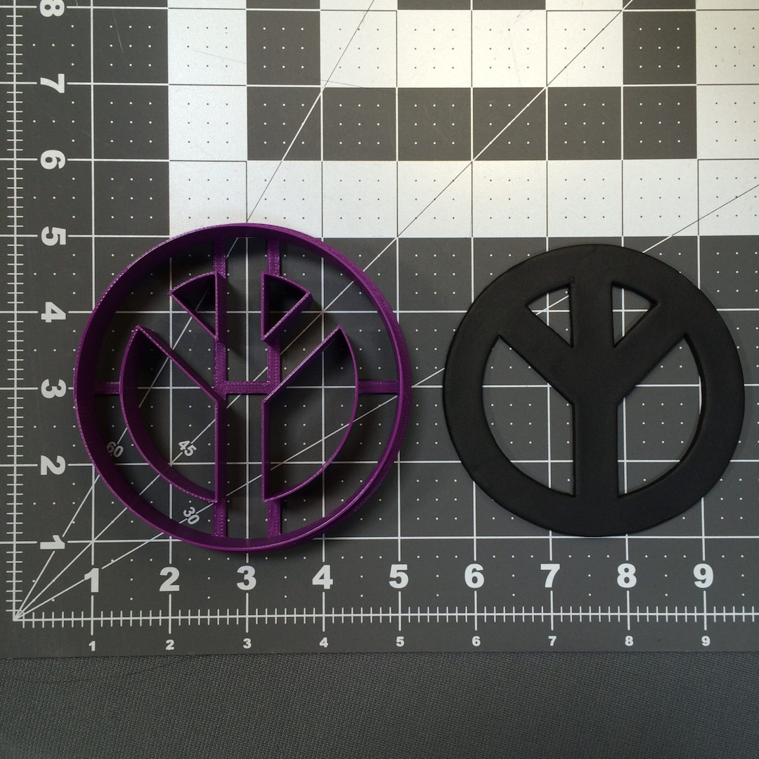 Peace Sign Cookie Cutter - Etsy