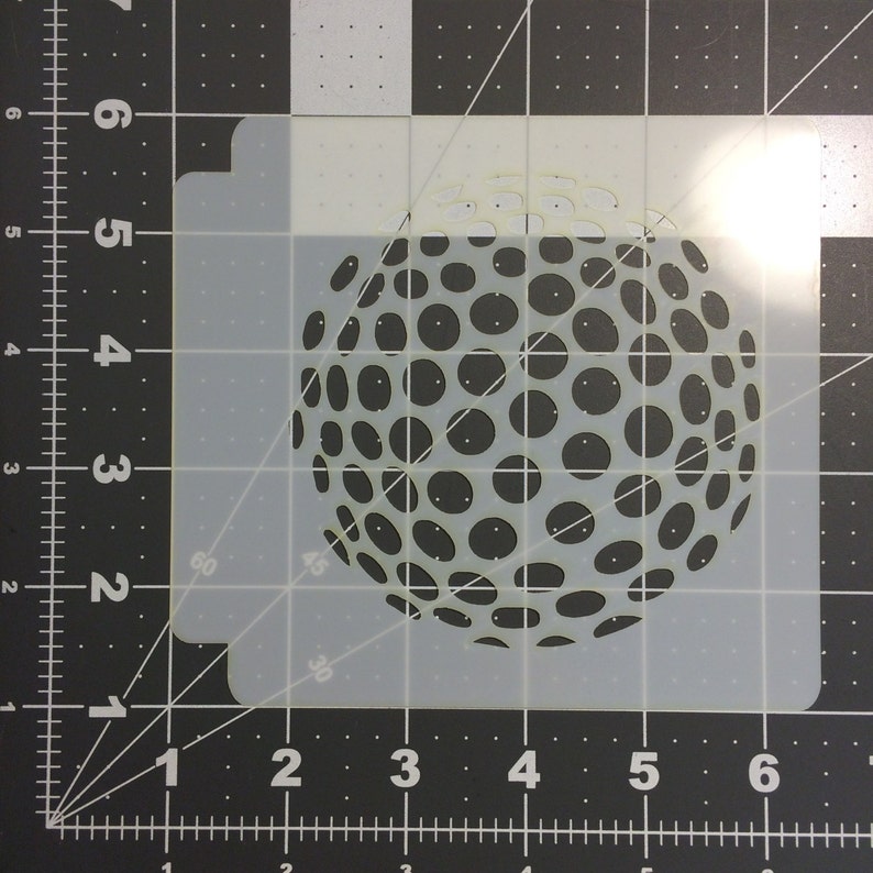 Golf Ball 100 Stencil - Etsy