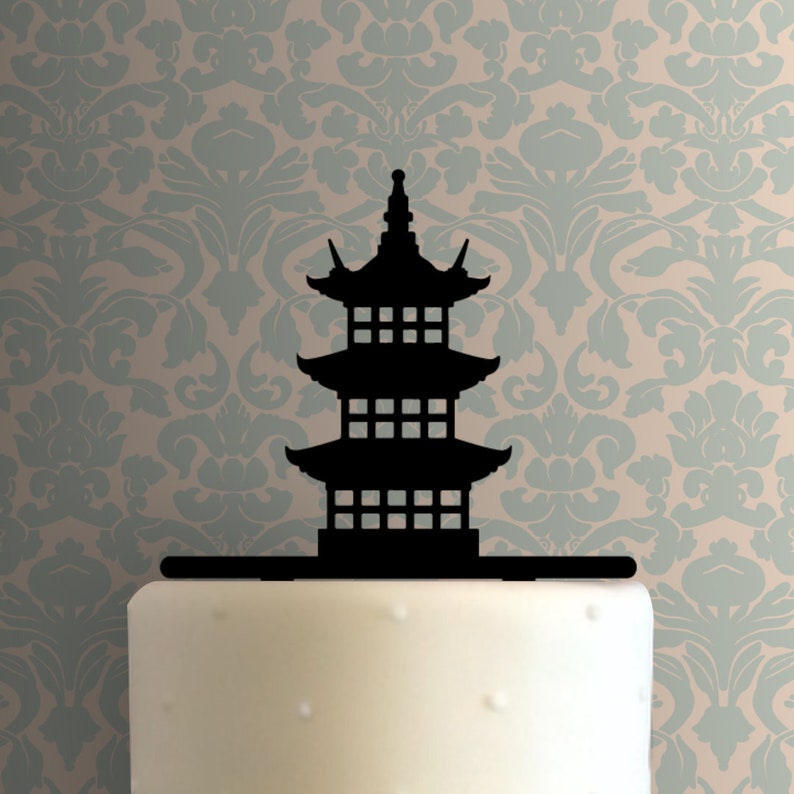 Japanese Castle 225-A053 Cake Topper | Etsy