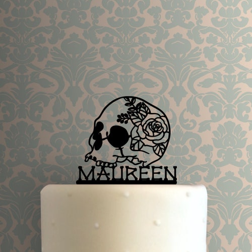 Scroll Skull 225-277 Cake Topper - Etsy