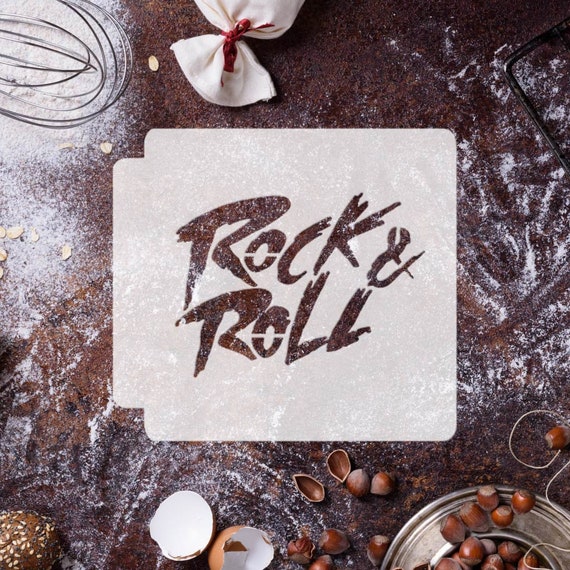 Rock and Roll 783-G632 Stencil - Etsy