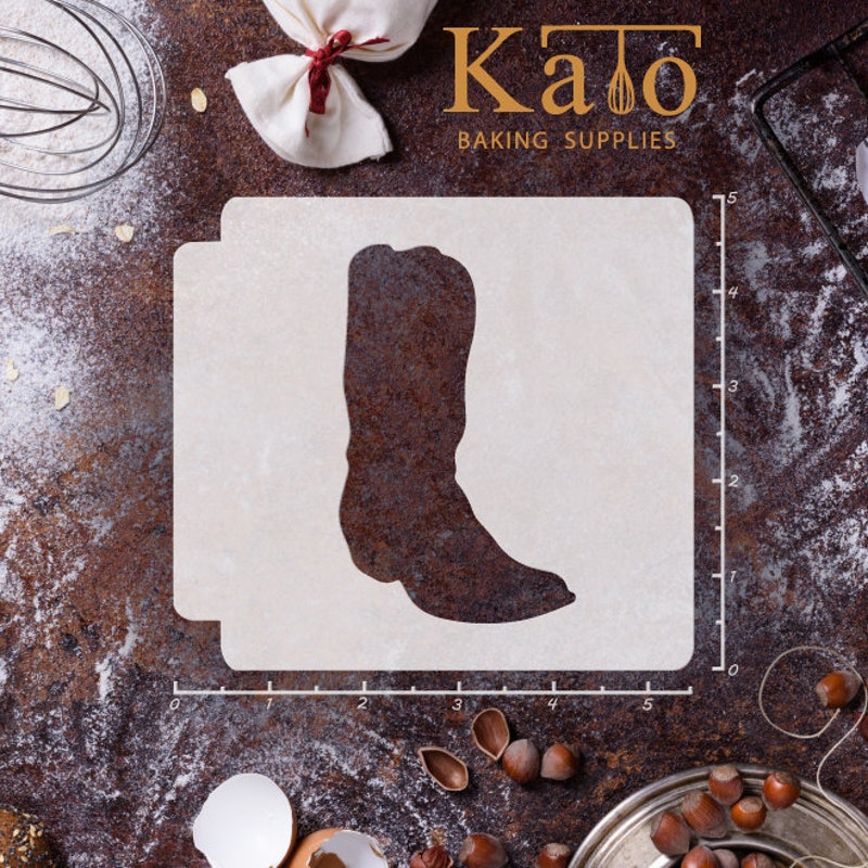 Cowboy Boot Stencil - Etsy