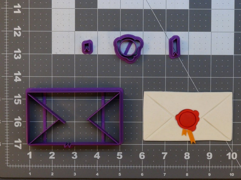 Wax Sealed Envelope 266-A499 Cookie Cutter Set - Etsy