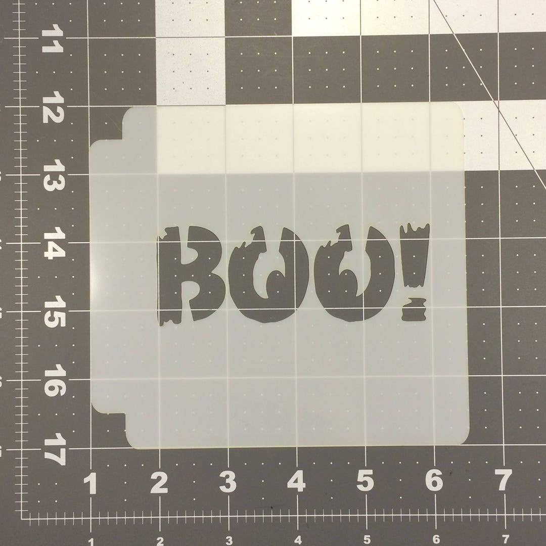 Halloween Boo! 100 Stencil - Etsy