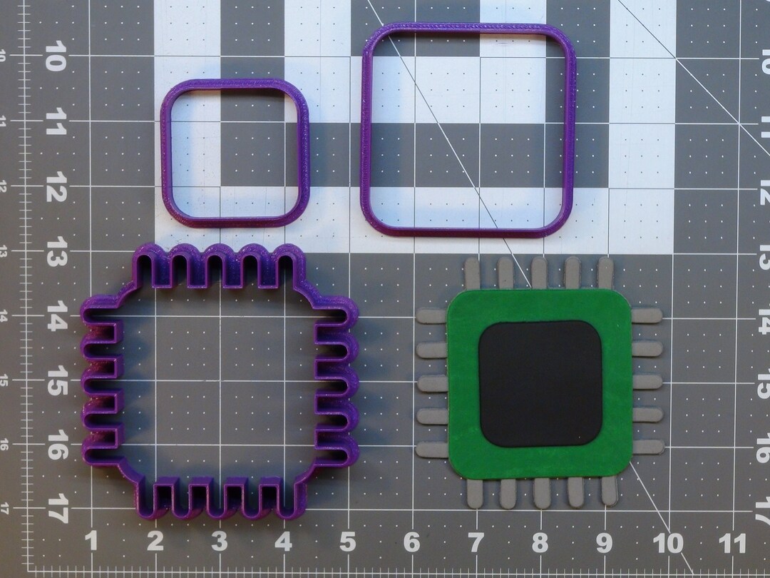 Computer Chip 266-B652 Cookie Cutter Set - Etsy