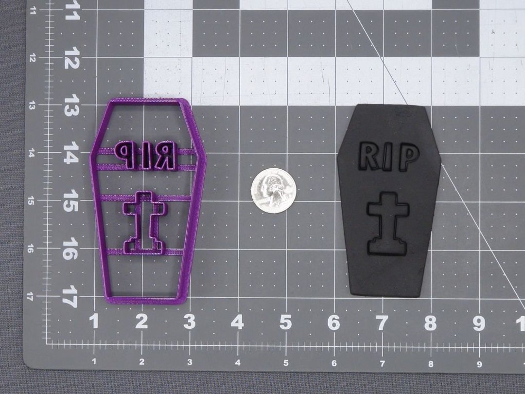 Coffin RIP 266-J363 Cookie Cutter - Etsy