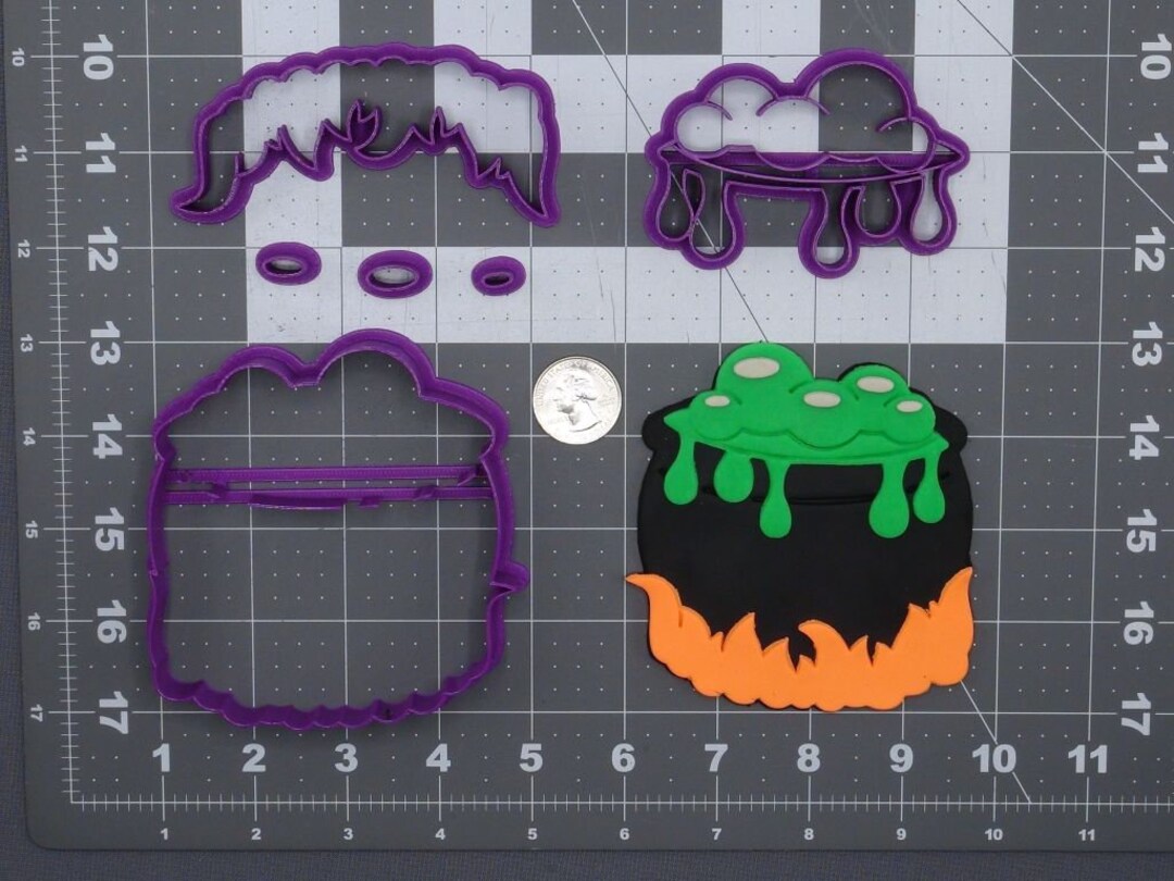 Halloween - Cauldron 266-F512 Cookie Cutter Set - Etsy