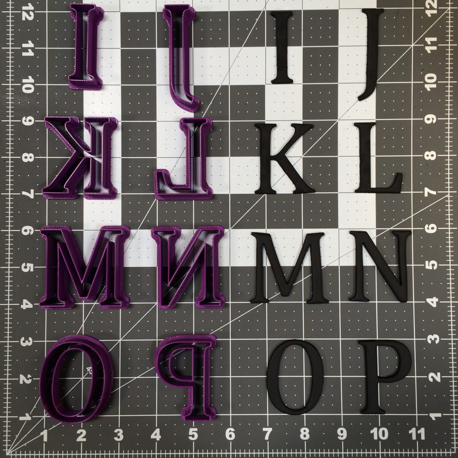 Cambria Math Font Uppercase Cookie Cutter Full Set - Etsy