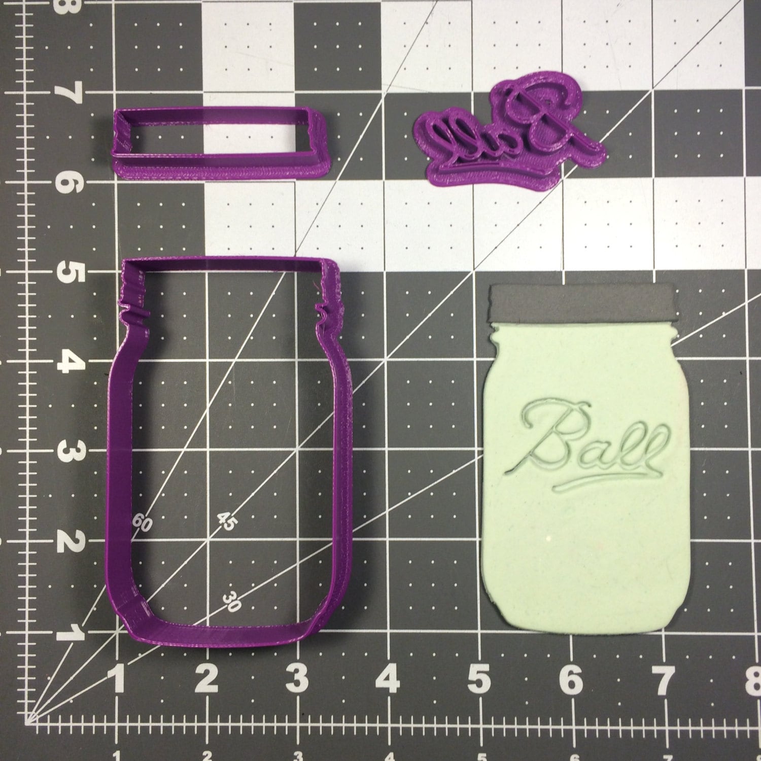 Mason Jar 102 Cookie Cutter Set | Etsy