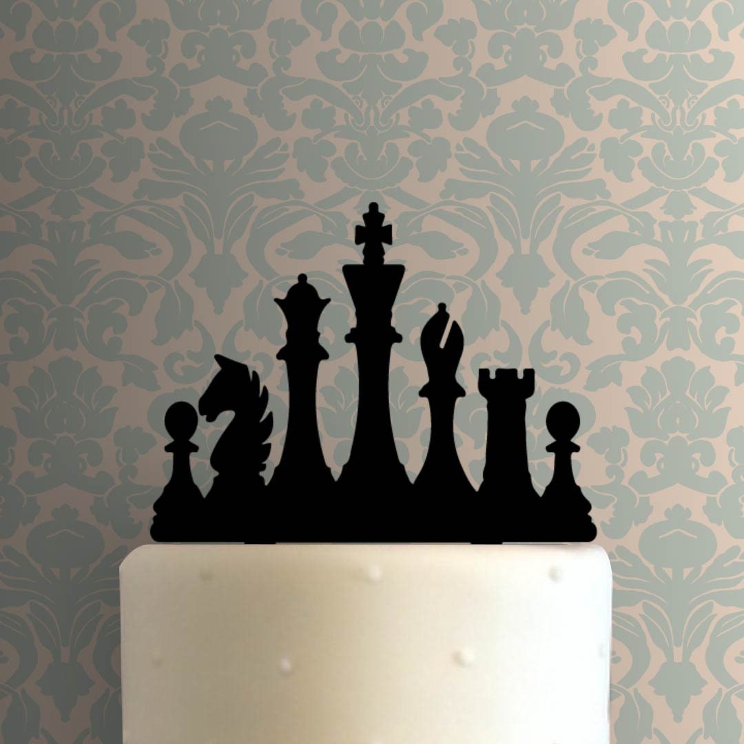 Chess Pieces 225-A719 Cake Topper - Etsy
