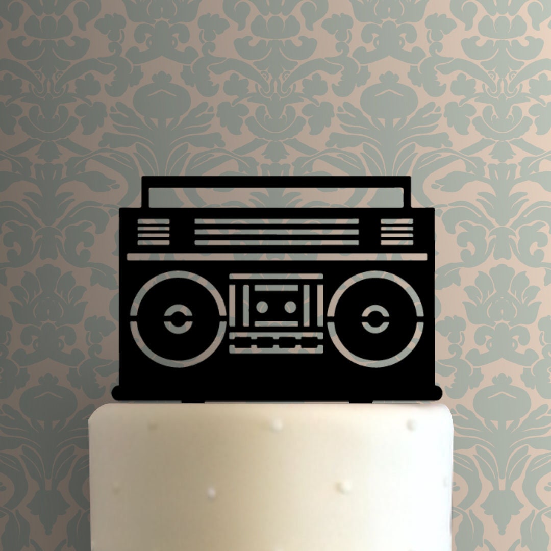 Boombox 225-A098 Cake Topper - Etsy
