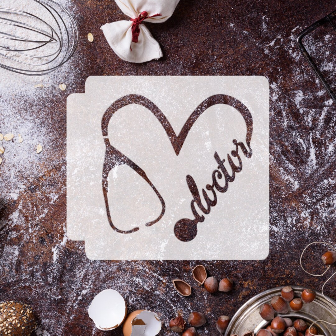 Doctor Stethoscope 783-G466 Stencil - Etsy