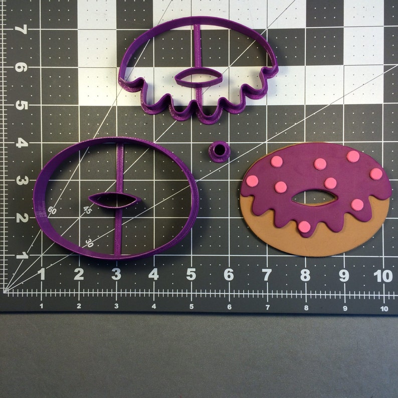 Donut 101 Cookie Cutter Set - Etsy