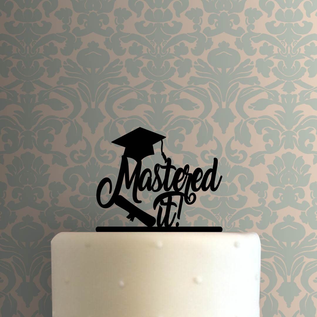Graduation Mastered It 225-B942 Cake Topper - Etsy