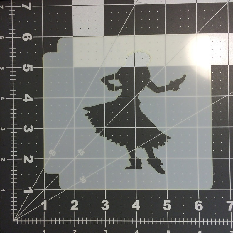 Hula Girl 100 Stencil - Etsy