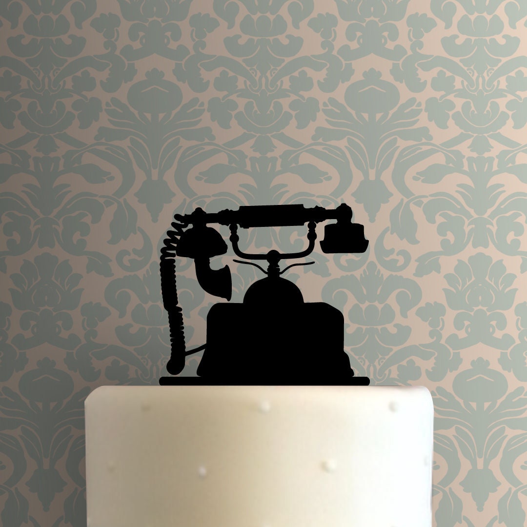 Vintage Telephone 225-B214 Cake Topper - Etsy