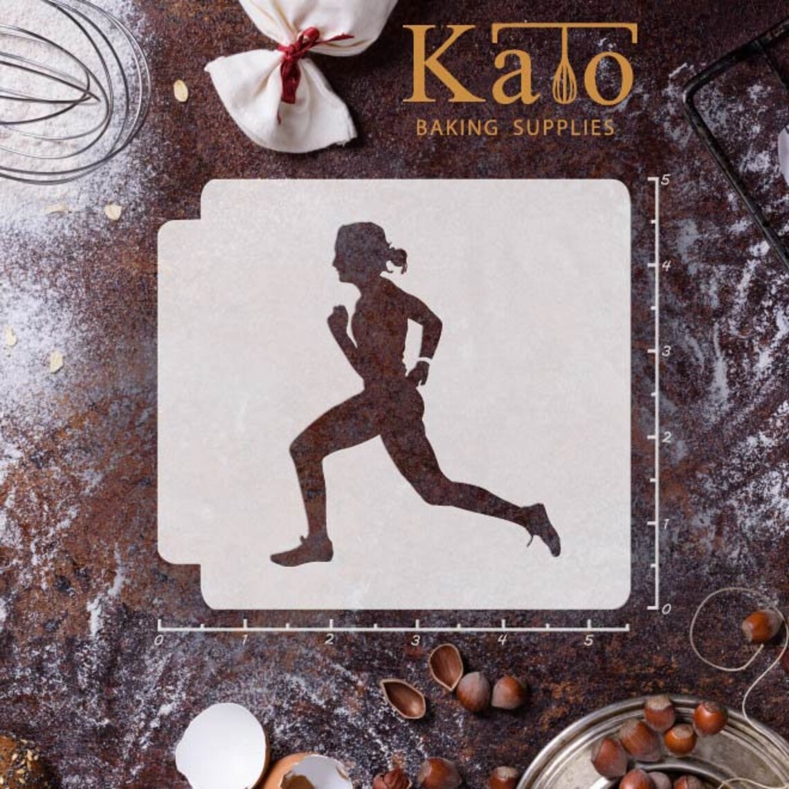 Female Runner 783-A109 Stencil | Etsy