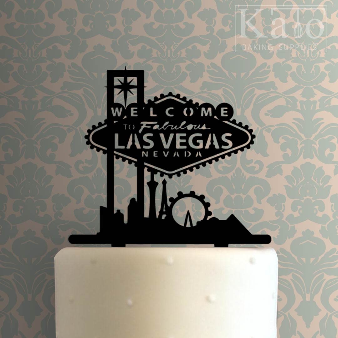Welcome to Fabulous Las Vegas Skyline 225-740 Cake Topper - Etsy