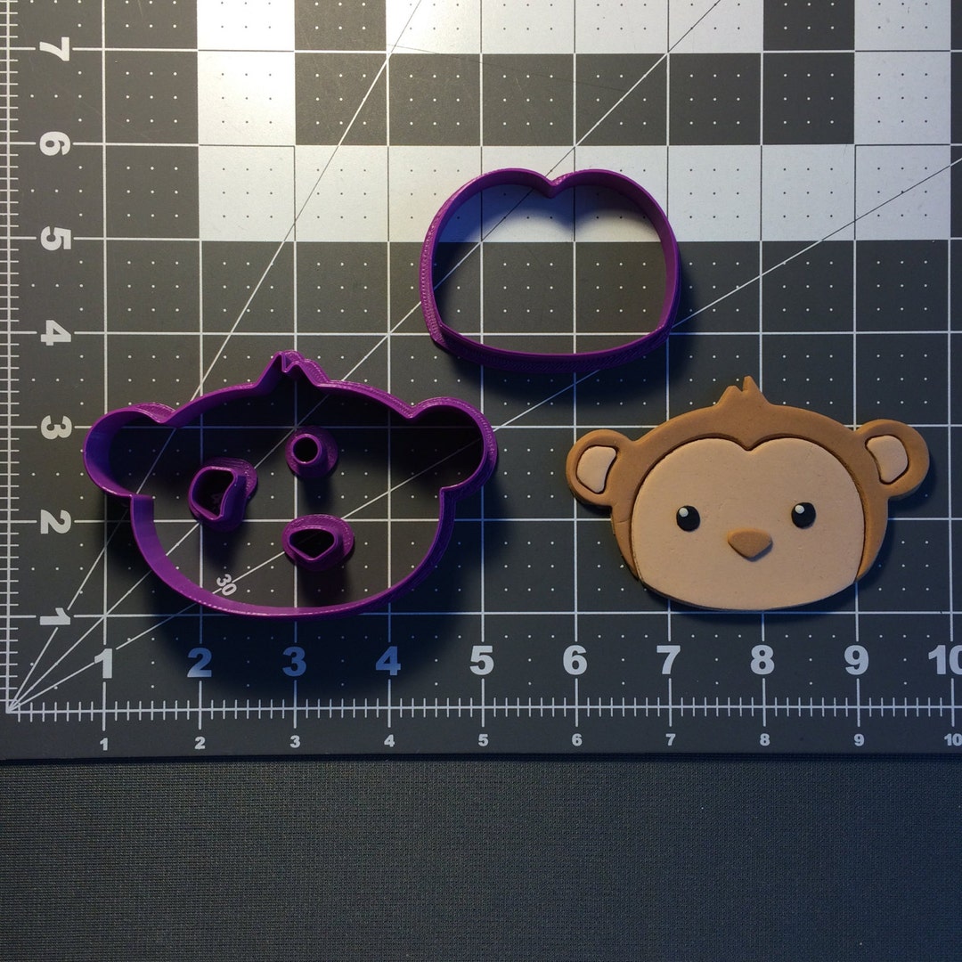 Monkey Face 103 Cookie Cutter Set - Etsy