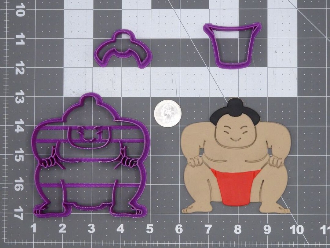 Sumo Wrestler 266-I328 Cookie Cutter Set - Etsy