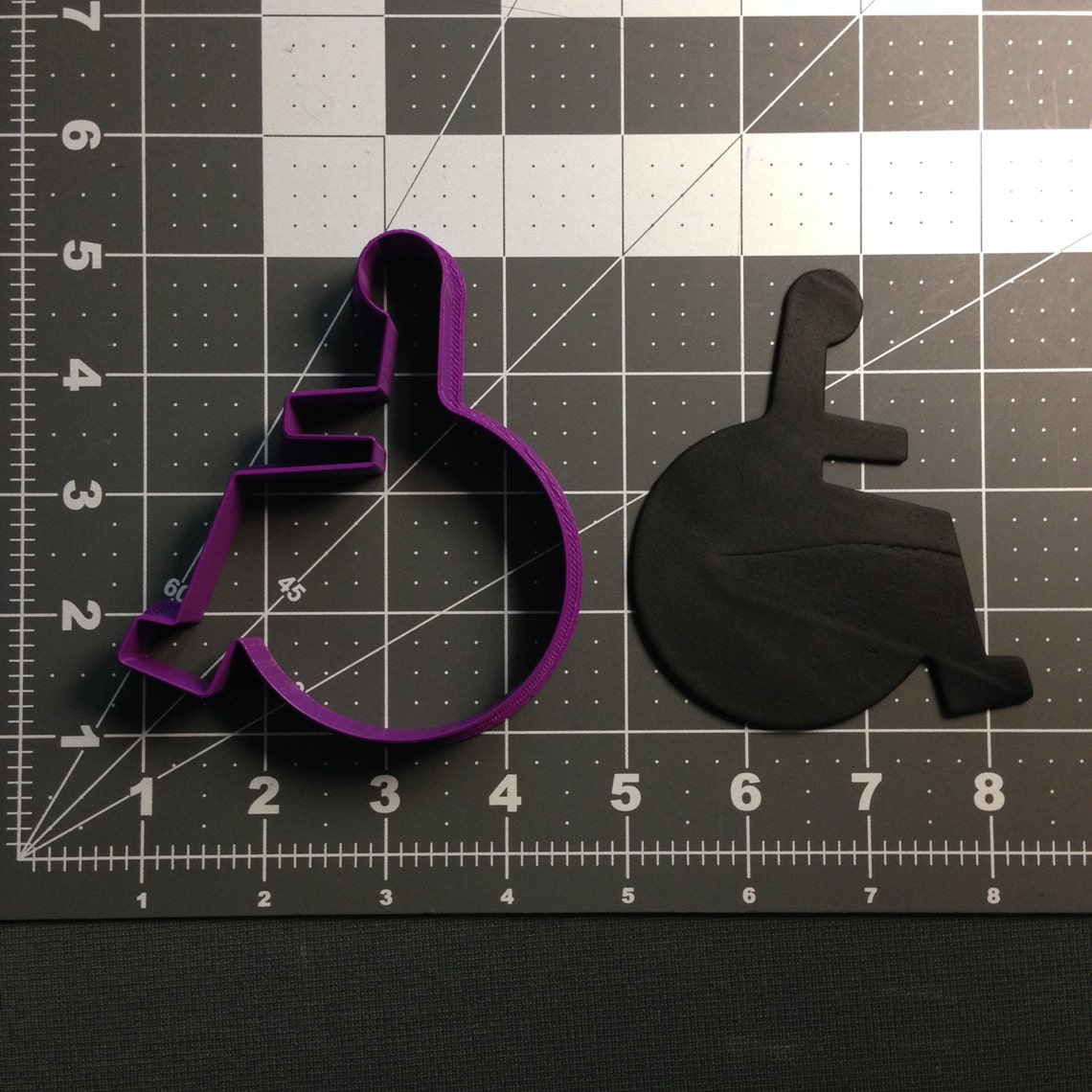 Wheelchair 100 Cookie Cutter - Etsy