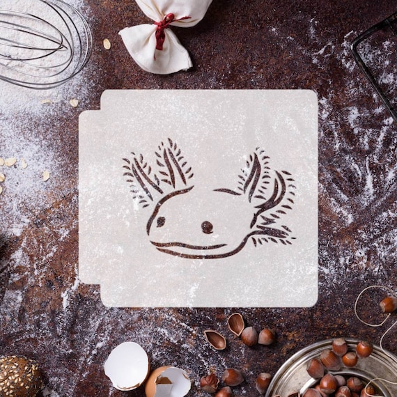 Axolotl Head 783-G546 Stencil - Etsy