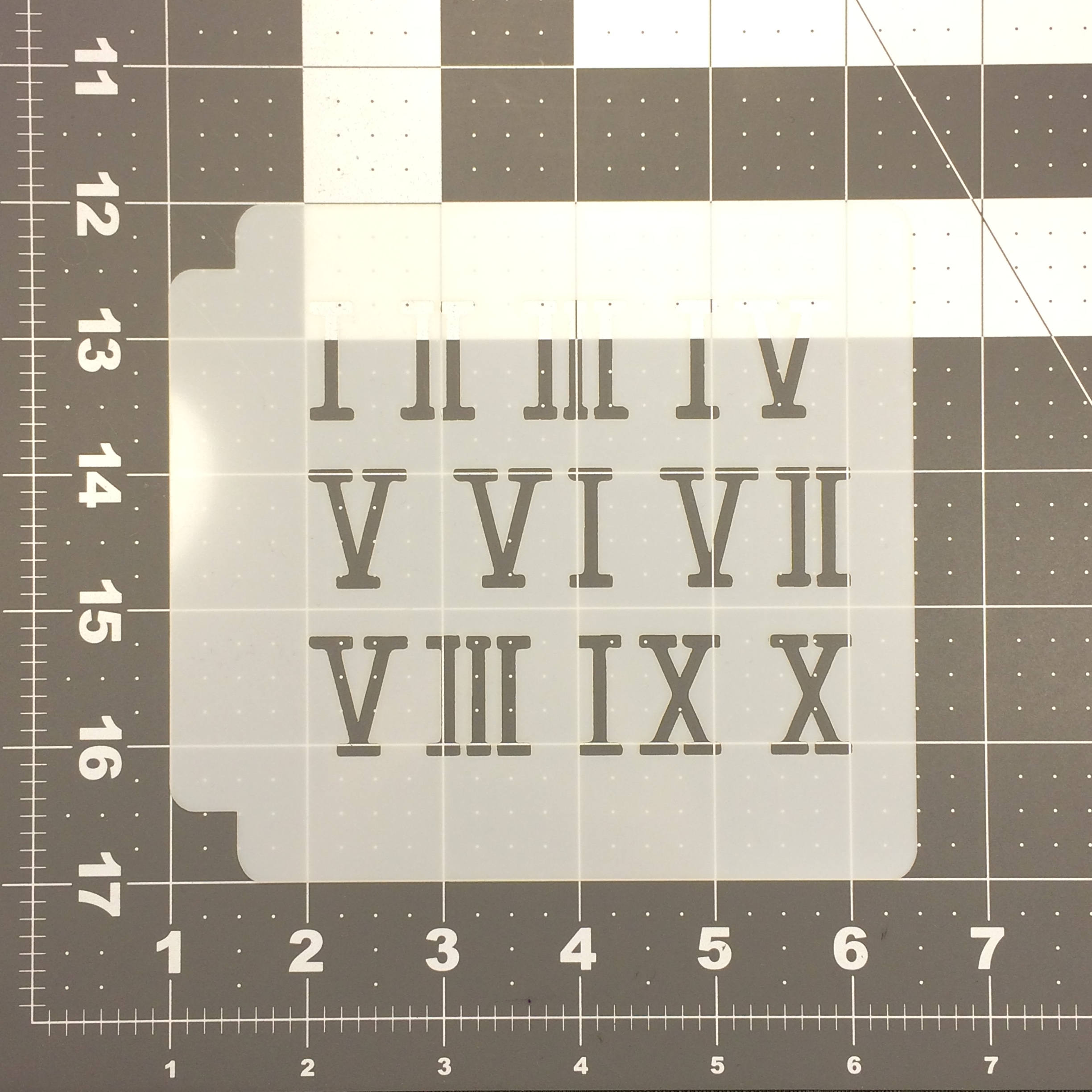 Roman Numerals 100 Stencil - Etsy