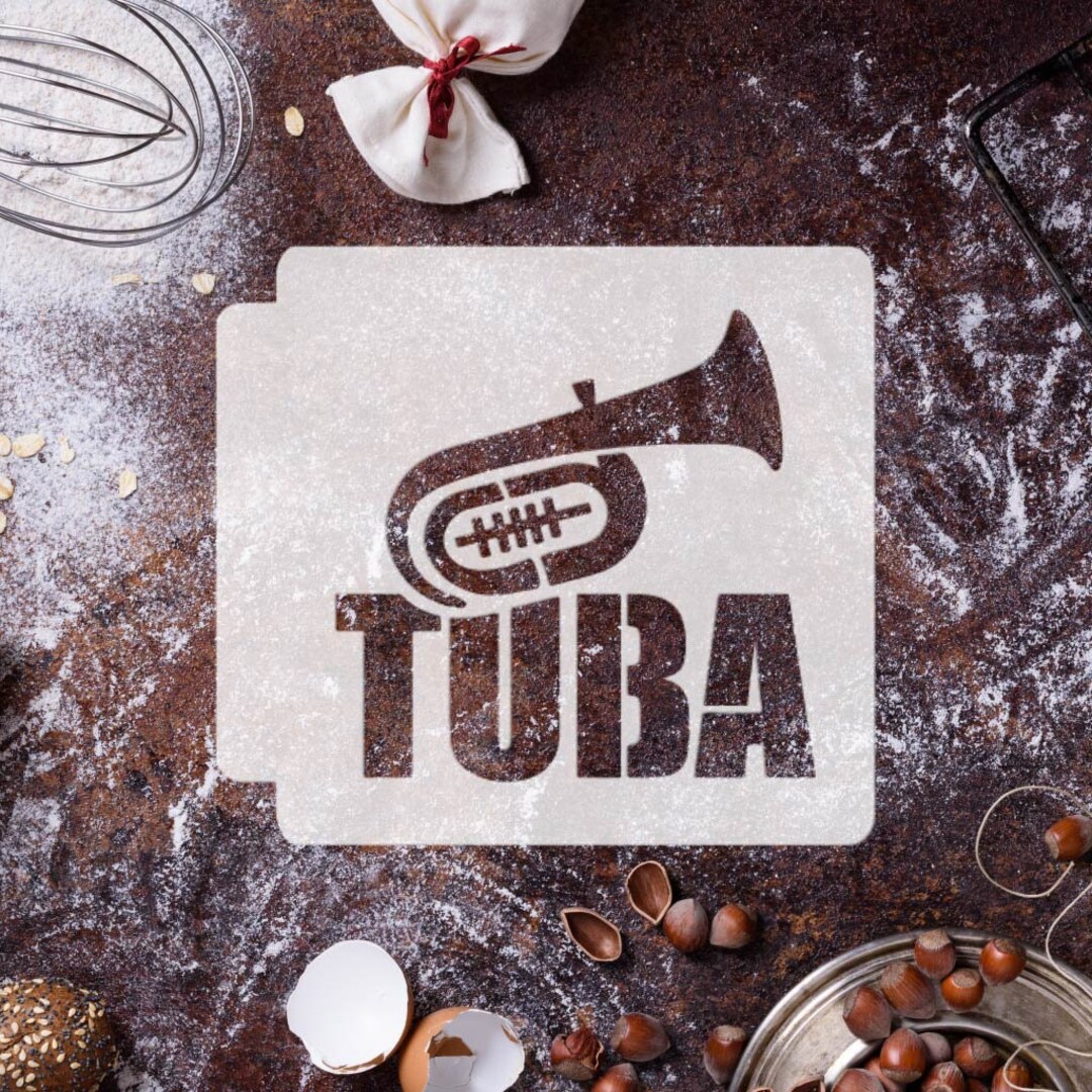 Tuba 783-H707 Stencil - Etsy