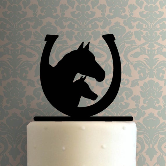 Horseshoe 225-B084 Cake Topper - Etsy
