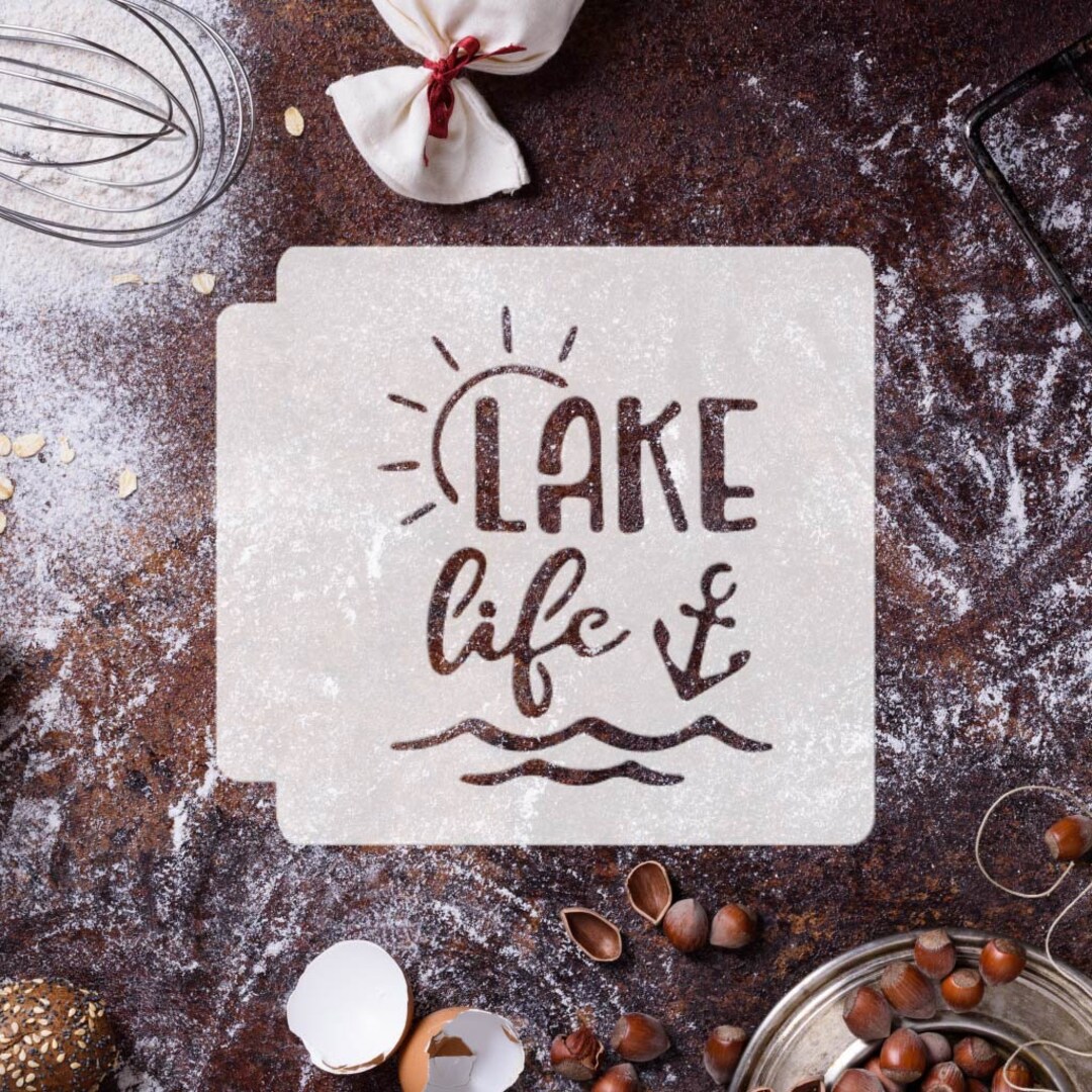 Lake Life 783-H490 Stencil - Etsy