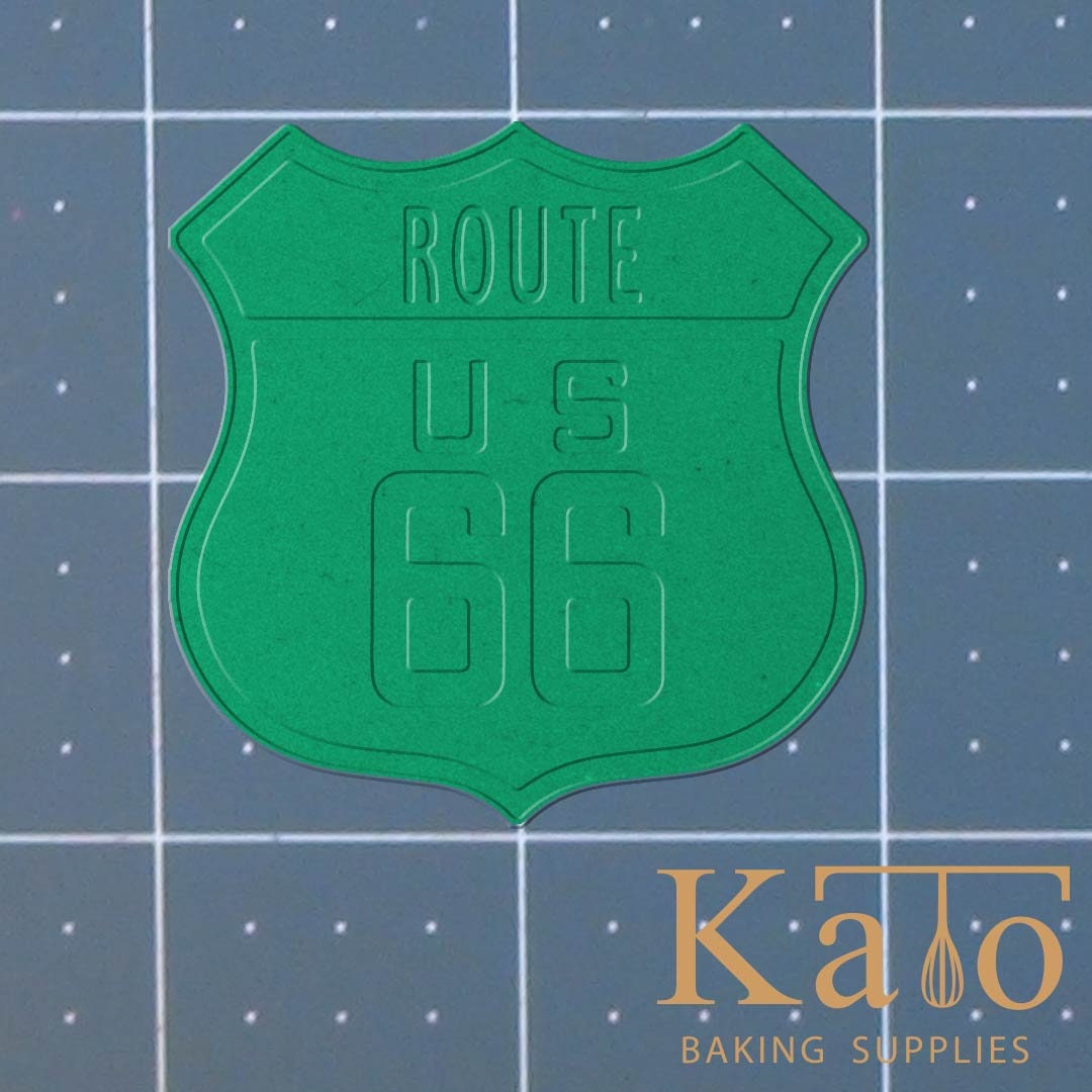 Route 66 227-125 Cookie Cutter and Acrylic Stamp (embossed) - Etsy
