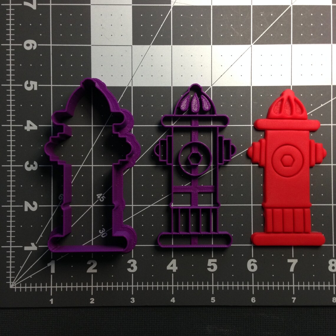 Fire Hydrant Cookie Cutter Set | Etsy