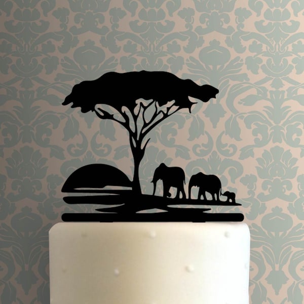 Elephant Cake Topper - Etsy