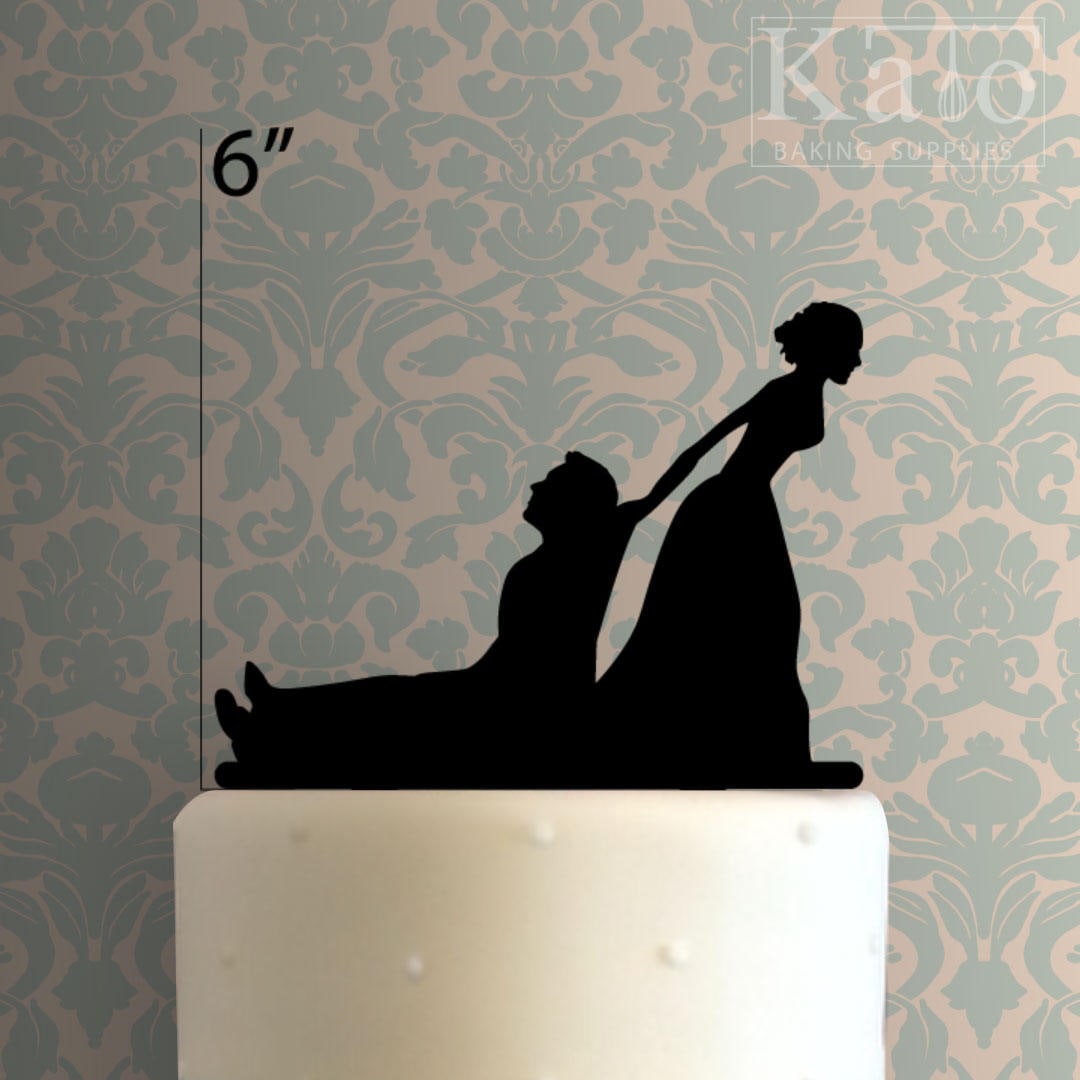Wedding Couple 100 Cake Topper - Etsy