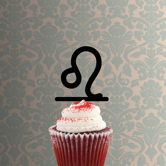 Zodiac Leo Symbol 228-262 Cupcake Topper | Etsy