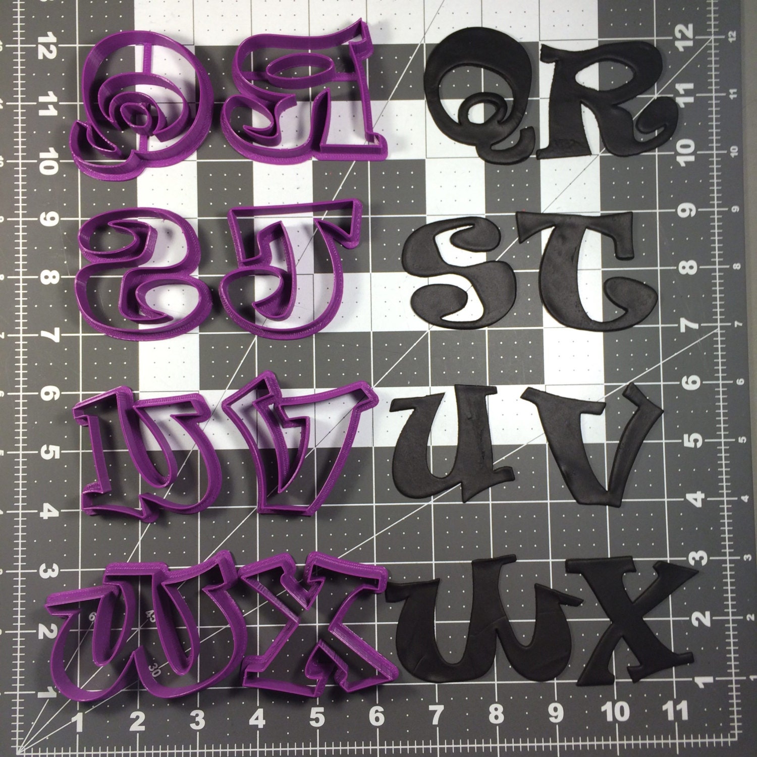 Ravi Font Uppercase Cookie Cutter Set - Etsy