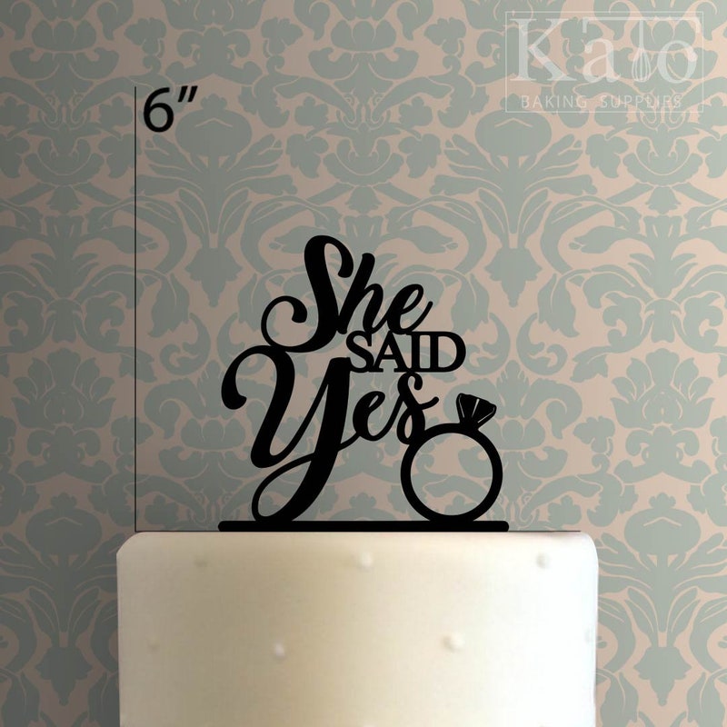 She Said Yes Banner - Etsy