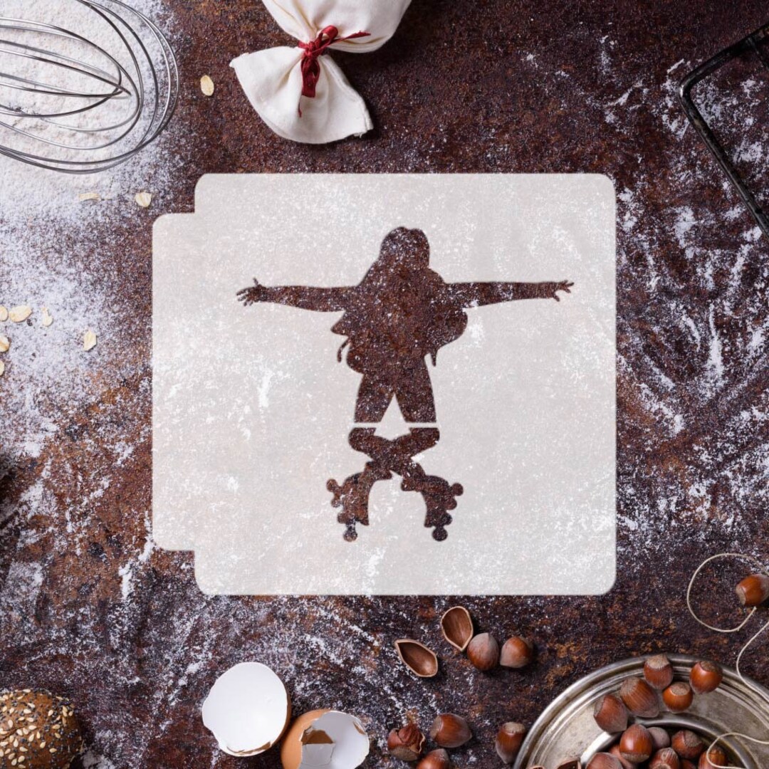Inline Skating Move 783-H594 Stencil - Etsy