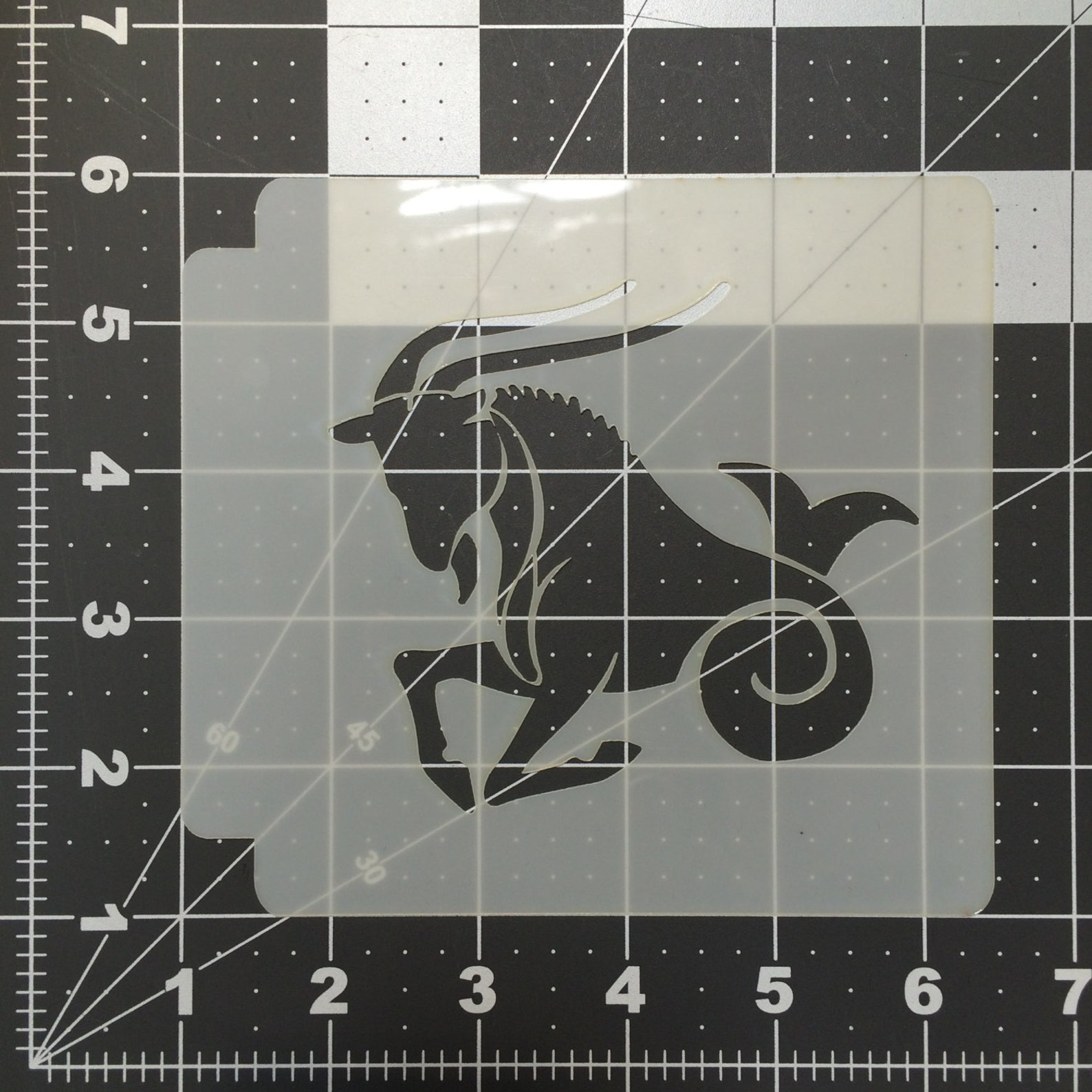 Capricorn 100 Stencil - Etsy